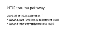 MULTIDISCIPLINARY Trauma Team meeting@!! | PDF | First Aid | Injuries