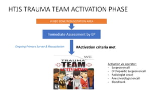 MULTIDISCIPLINARY Trauma Team meeting@!! | PDF | First Aid | Injuries