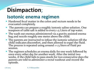 Multidiscipline approach for treatment of chronic constipation alex ...