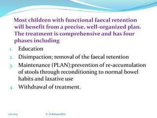 Multidiscipline approach for treatment of chronic constipation alex ...