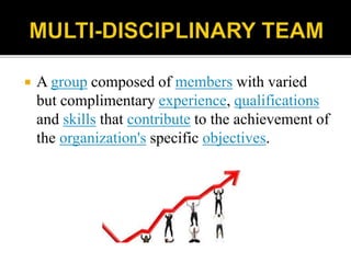 Multi discplinary health team | PPTX