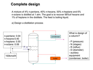 Introduction to multicomponent distillation | PPT
