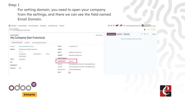 Multi Domain Alias In the Odoo 17 ERP Module | PPT