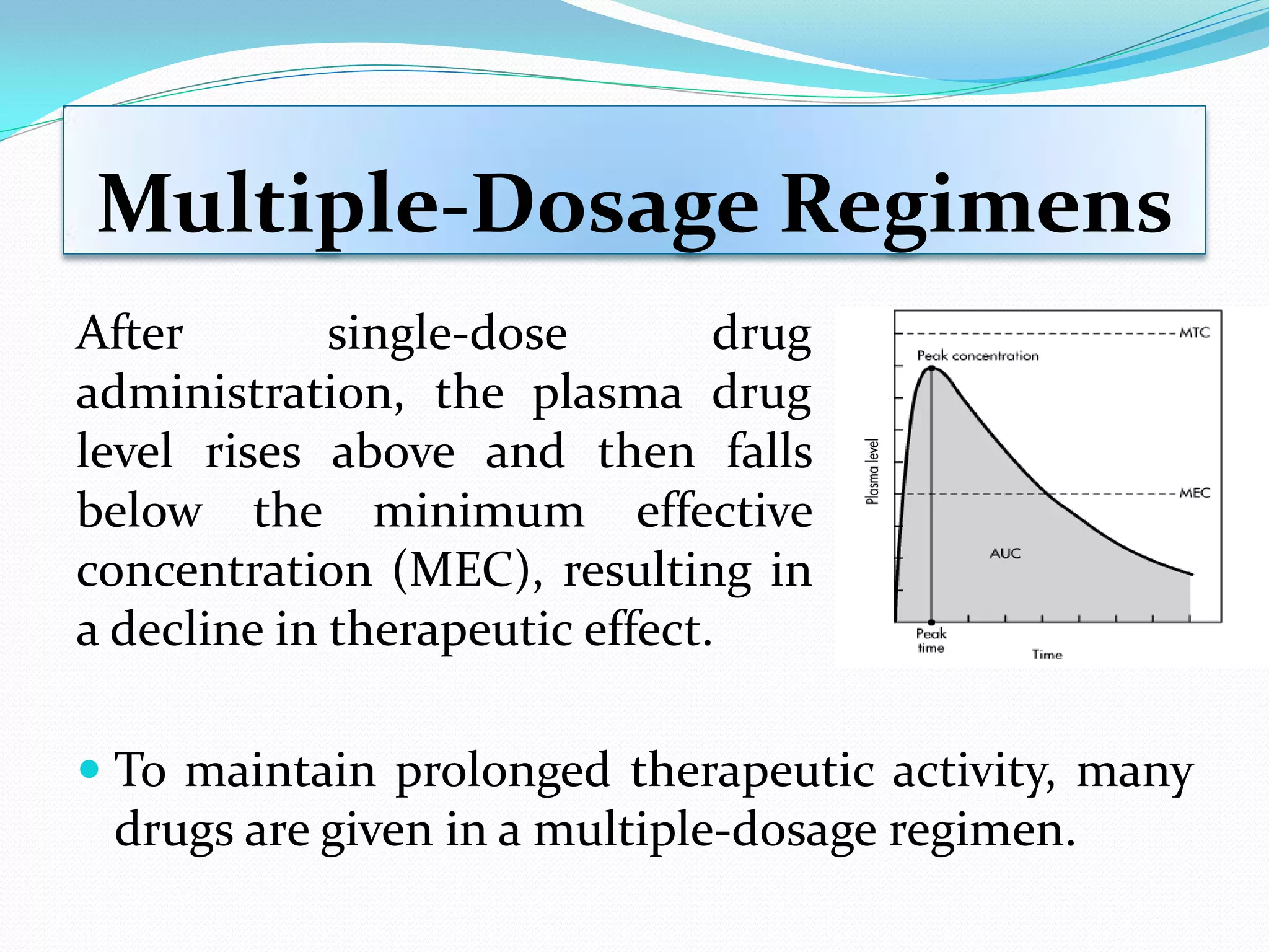 Pharmacokinetics / Biopharmaceutics - Multi dosage regimens | PDF