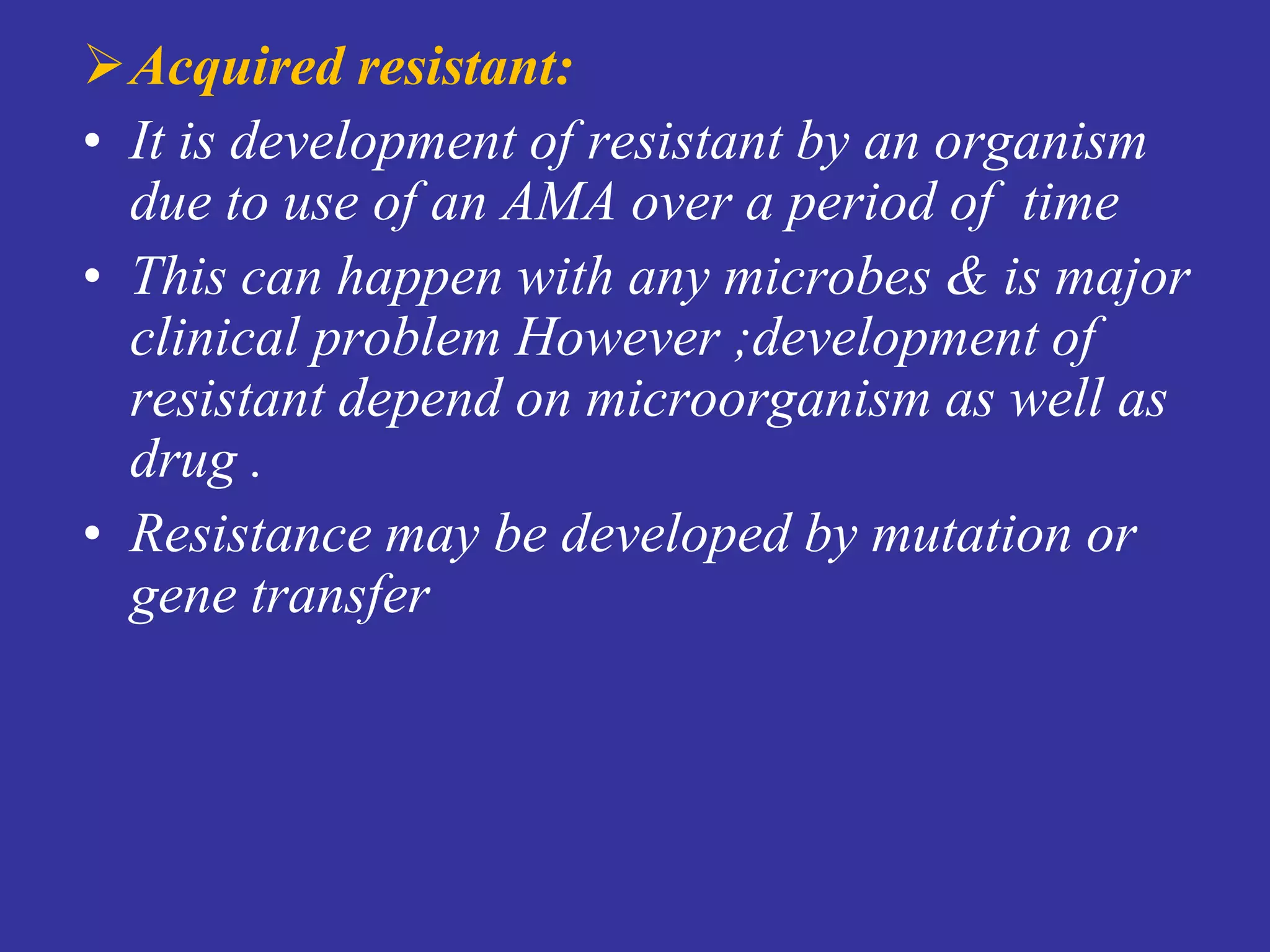 Multi drug resistance | PPTX