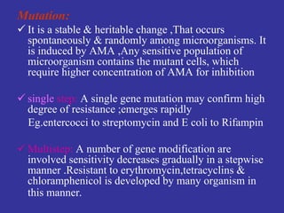 Multi drug resistance | PPTX