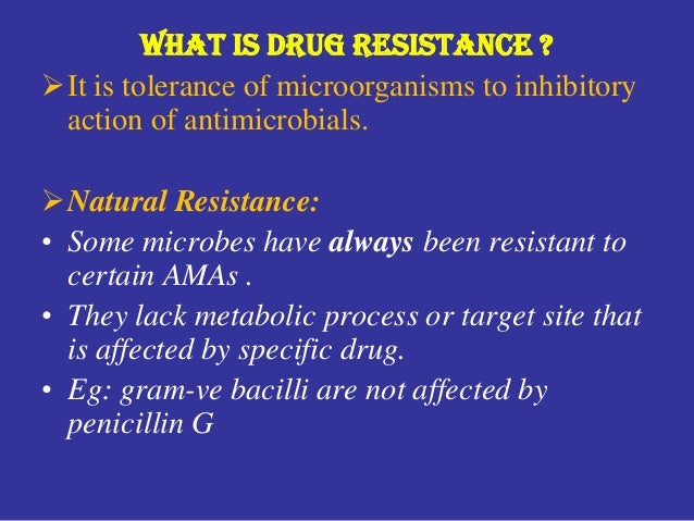 Multi drug resistance