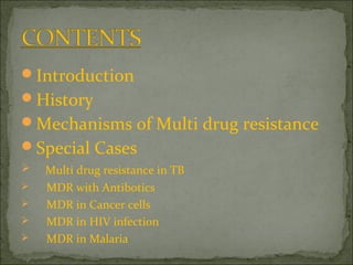 Multi drug resistanse | PPT