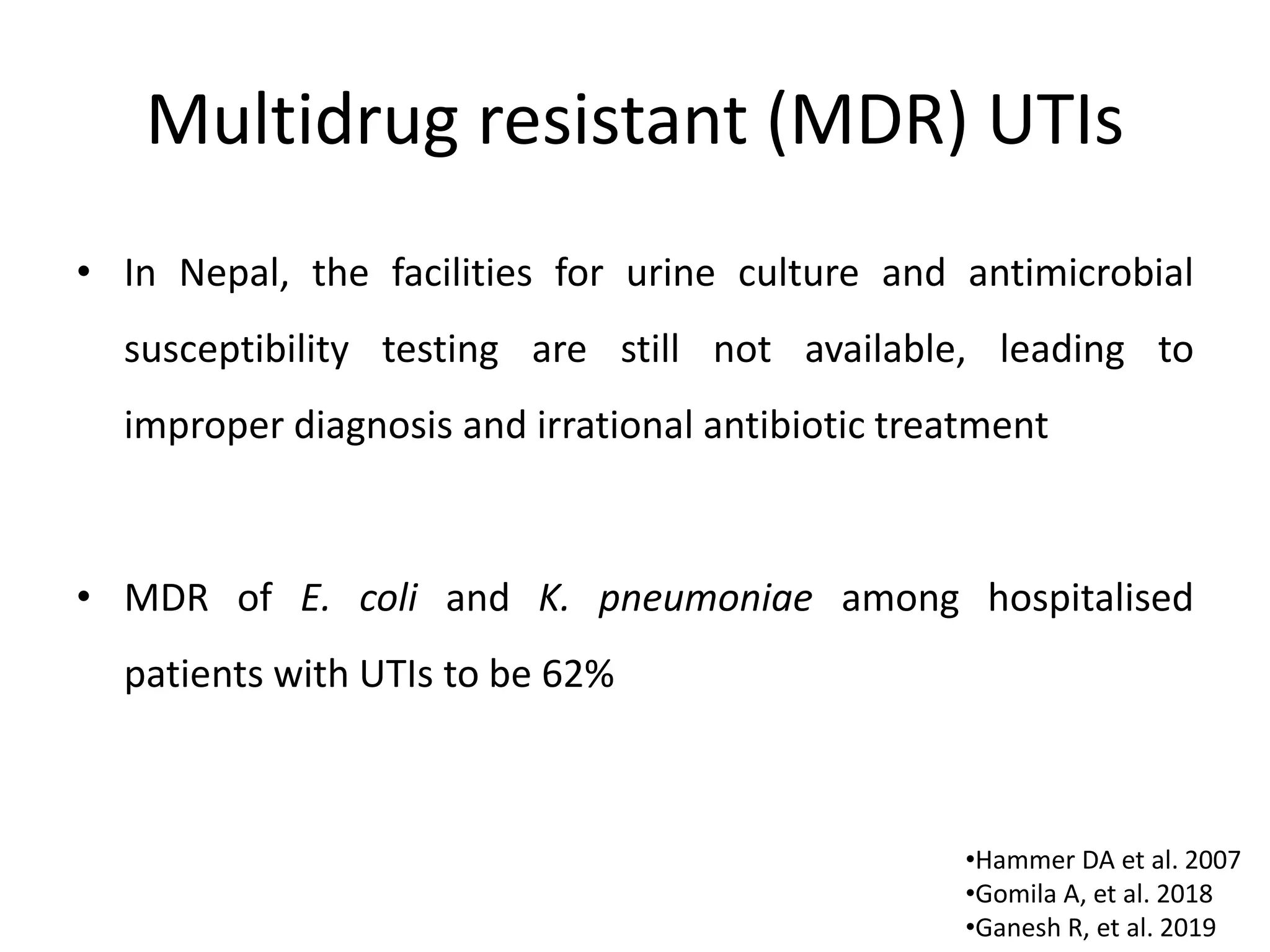 Multidrug resistant UTI.pptx