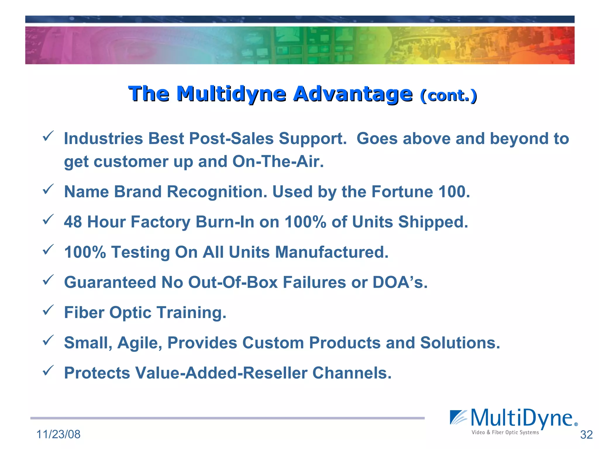 MultiDyne Products & Technology V14 | PPT
