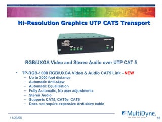 MultiDyne Products & Technology V14 | PPT