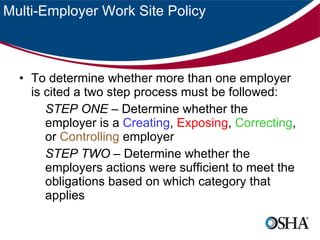Multi employer w new template use | PPT