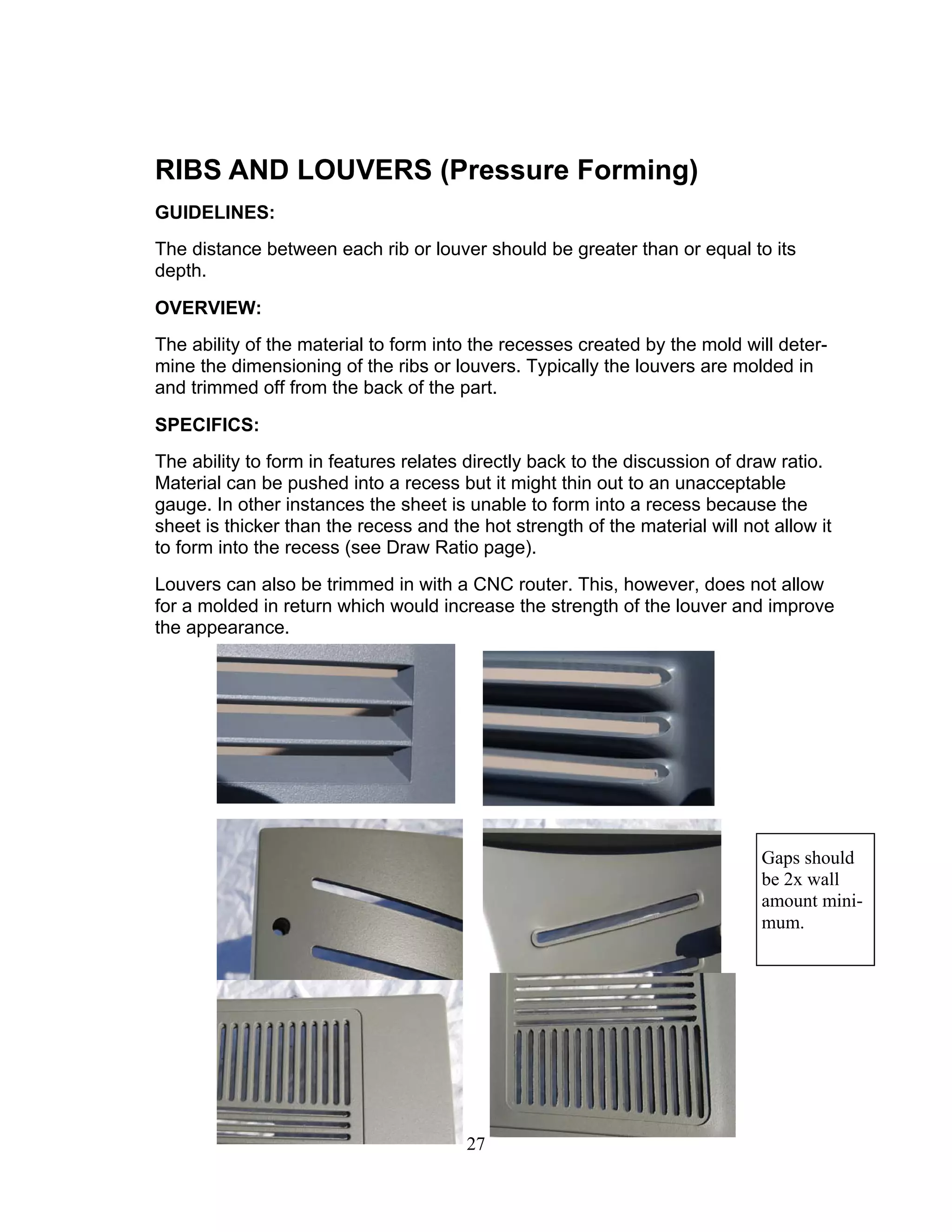 Multifab Thermoforming Guidelines, Rev 6 4 09 | PDF