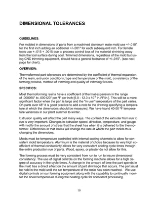 Multifab Thermoforming Guidelines, Rev 6 4 09 | PDF