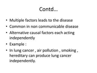 Multifactorial causation | PPTX