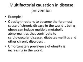 Multifactorial causation | PPTX