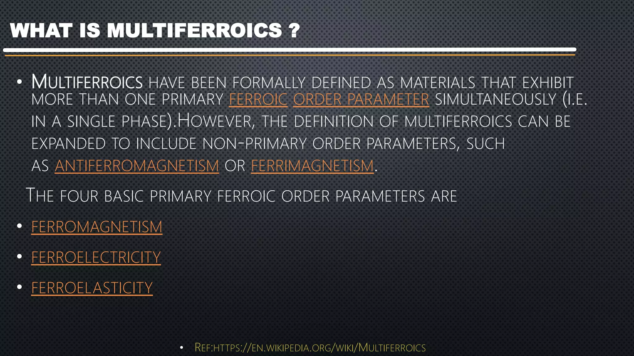 Multiferroic | PPTX