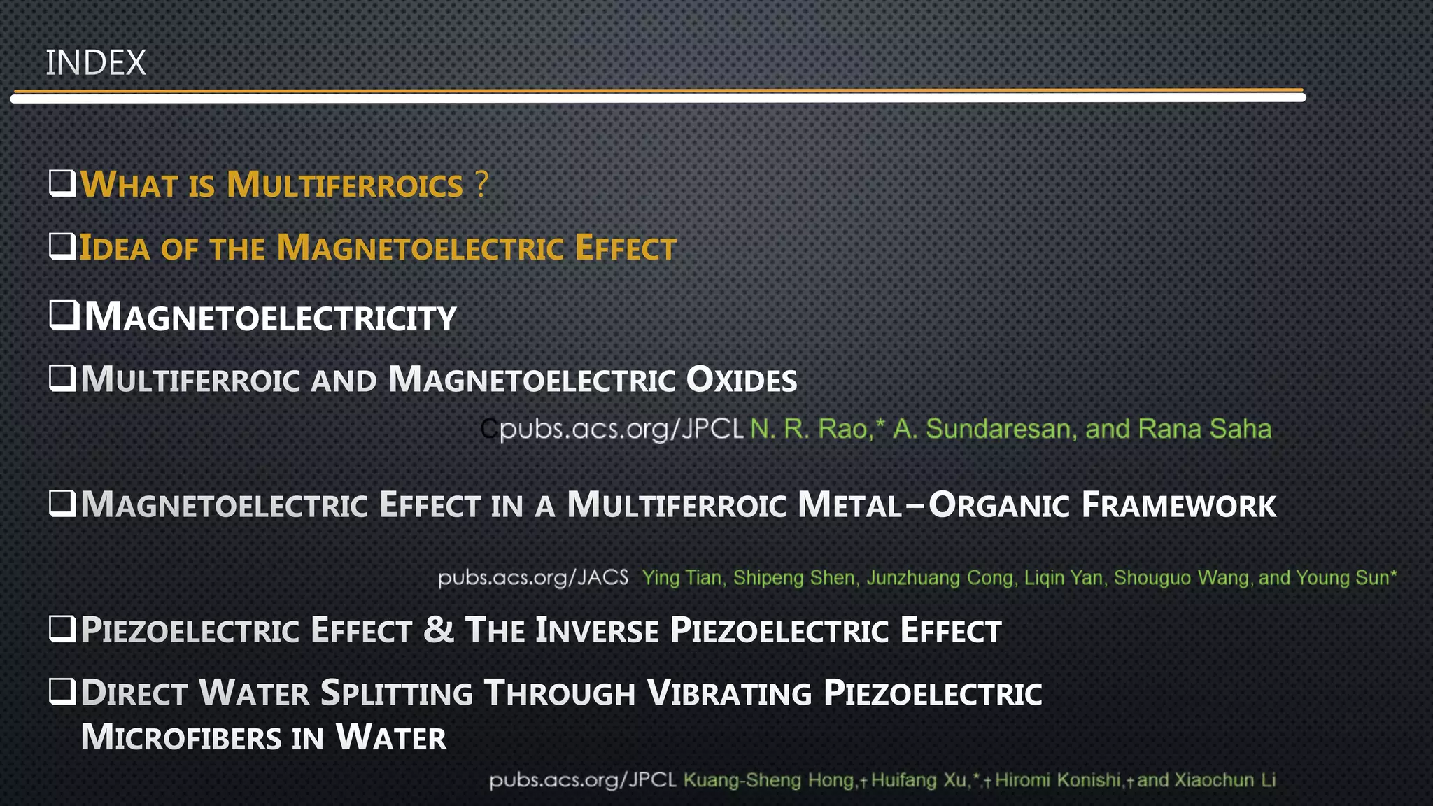 Multiferroic | PPTX
