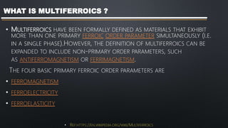 Multiferroic | PPTX