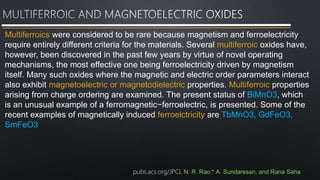Multiferroic | PPTX