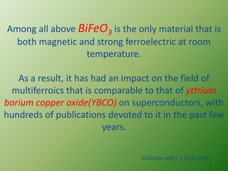 Multiferroic materials | PPTX