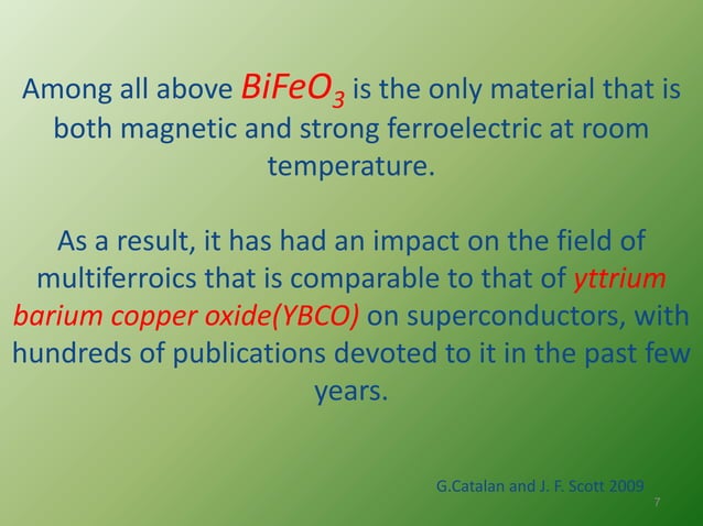 Multiferroic materials | PPTX | Chemistry | Science