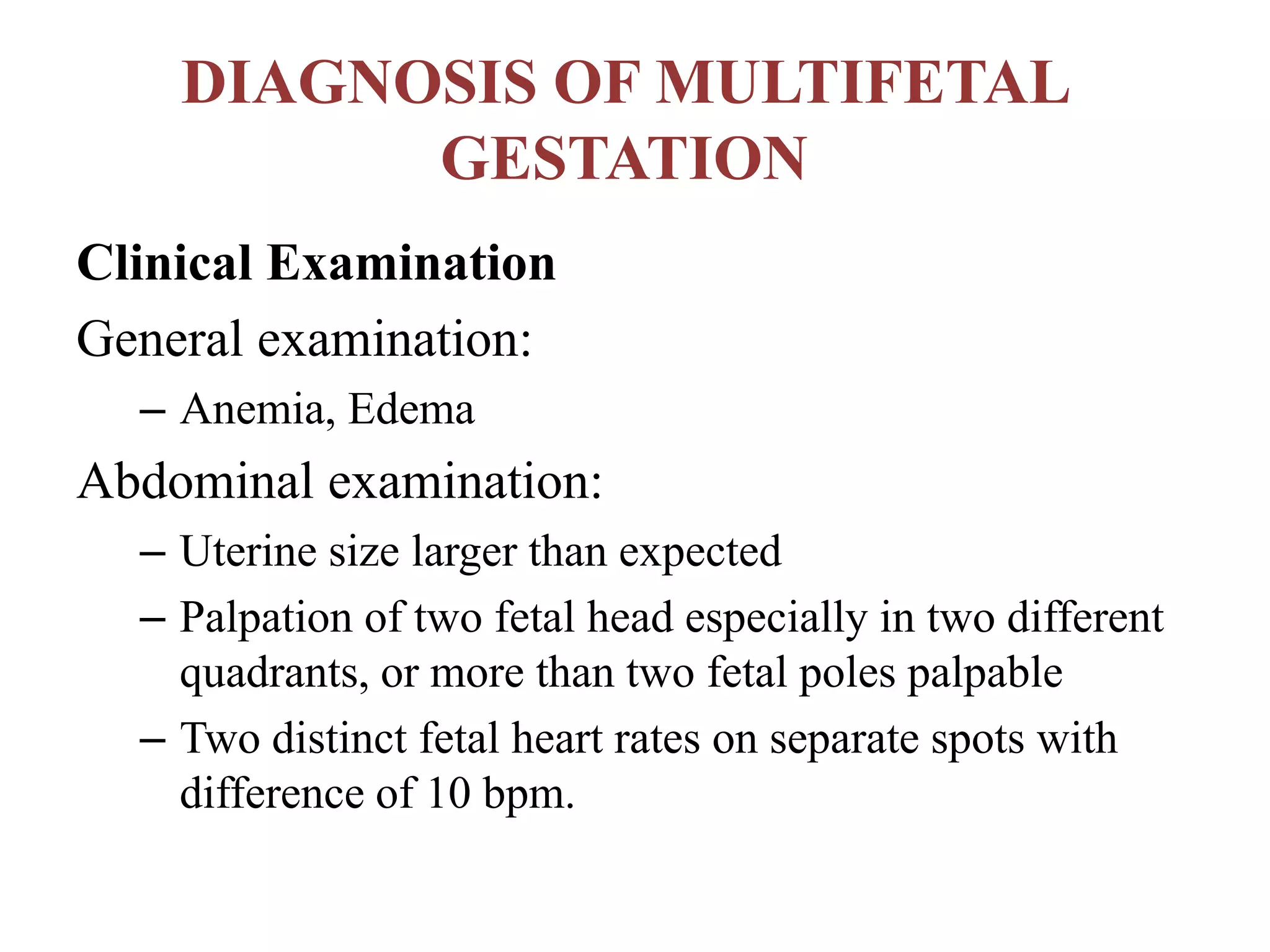 Multifetal gestation | PPTX