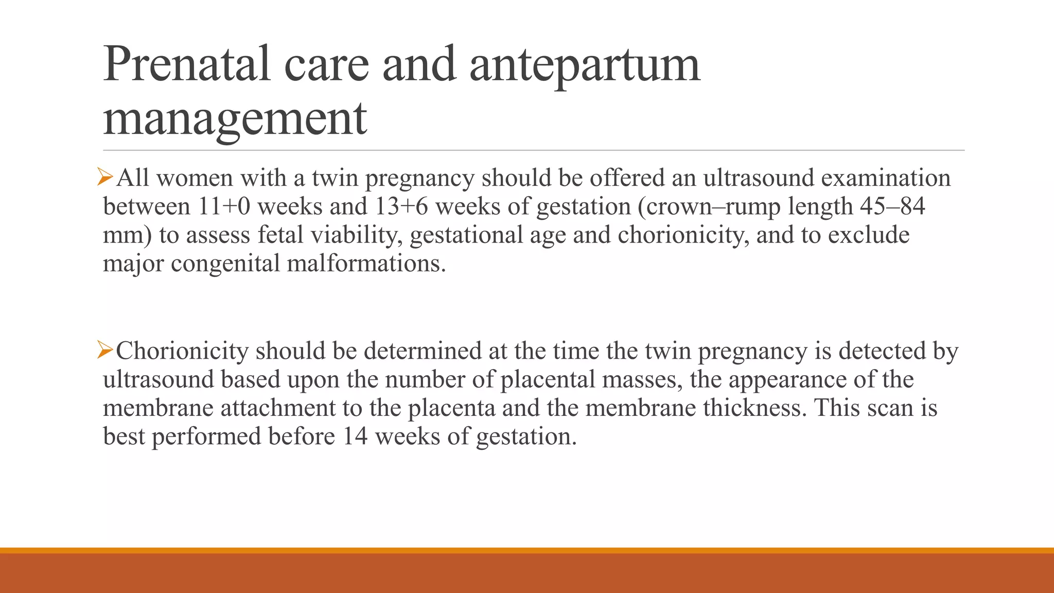 Multifetal pregnancy (Twins Pregnancy) | PPTX
