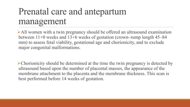 Multifetal pregnancy (Twins Pregnancy) | PPTX