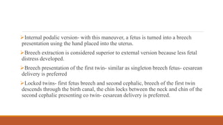 Multifetal pregnancy (Twins Pregnancy) | PPTX