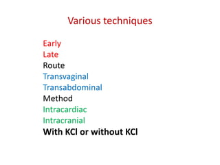 Multifetal pregnancy fetal reduction | PPTX