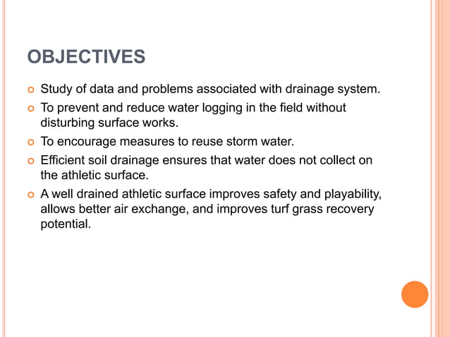 Multi-flow drainage System | PPT