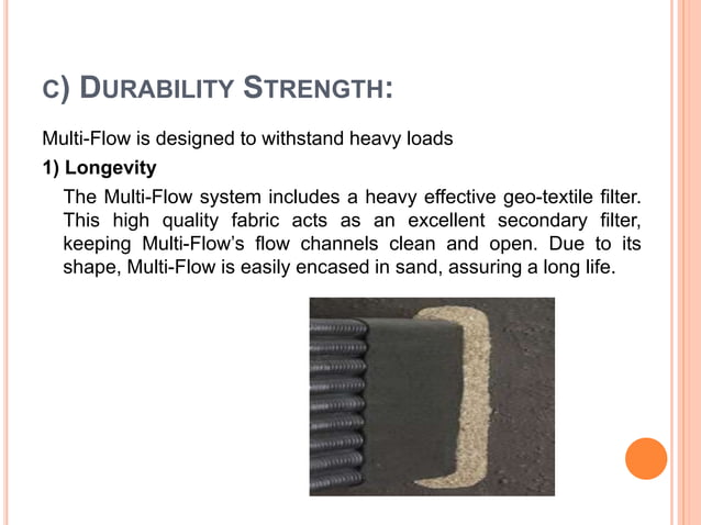 Multi-flow drainage System | PPT