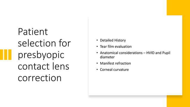 Multifocal cl fitting meenakshi | PPTX
