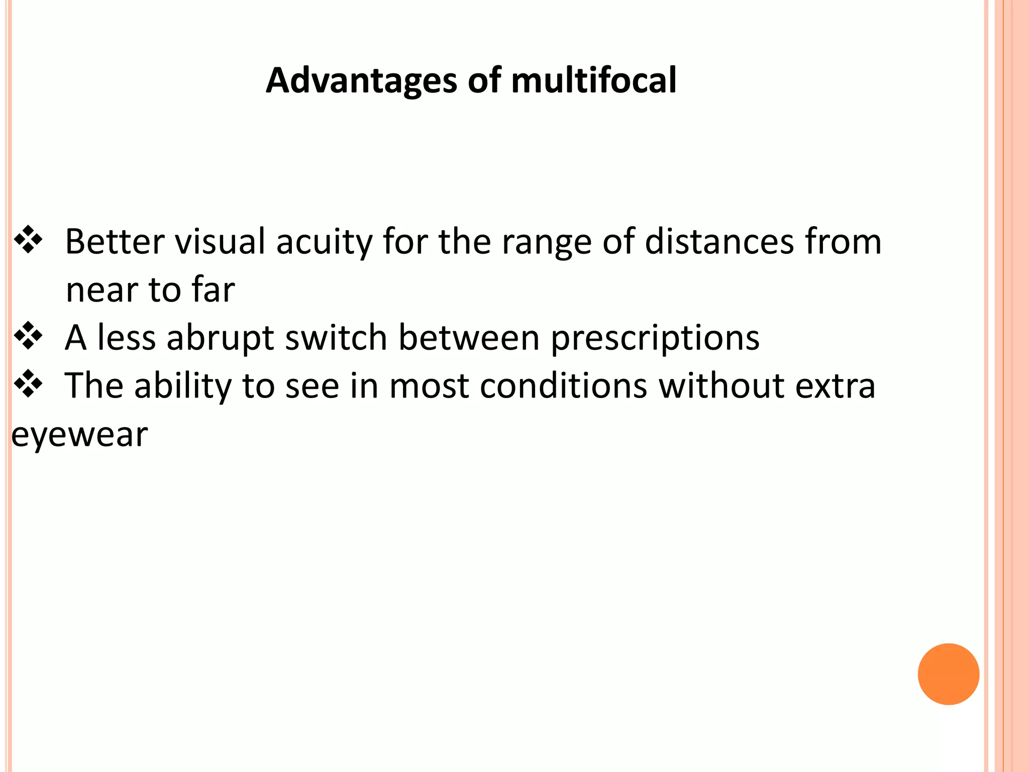 Multifocal contact lens