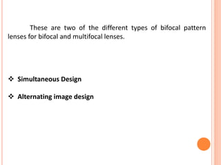 Multifocal contact lens | PPTX