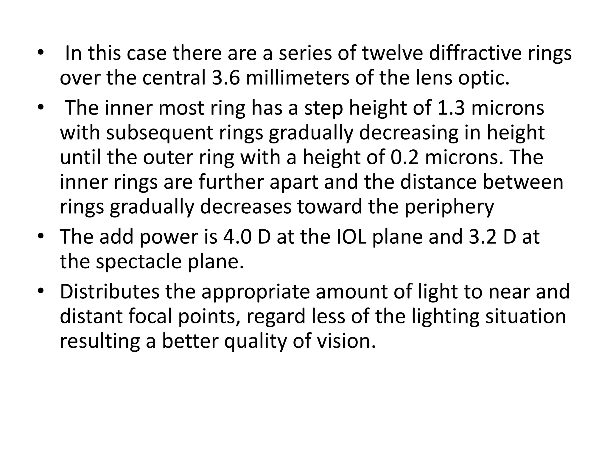 Multifocal iols | PPTX