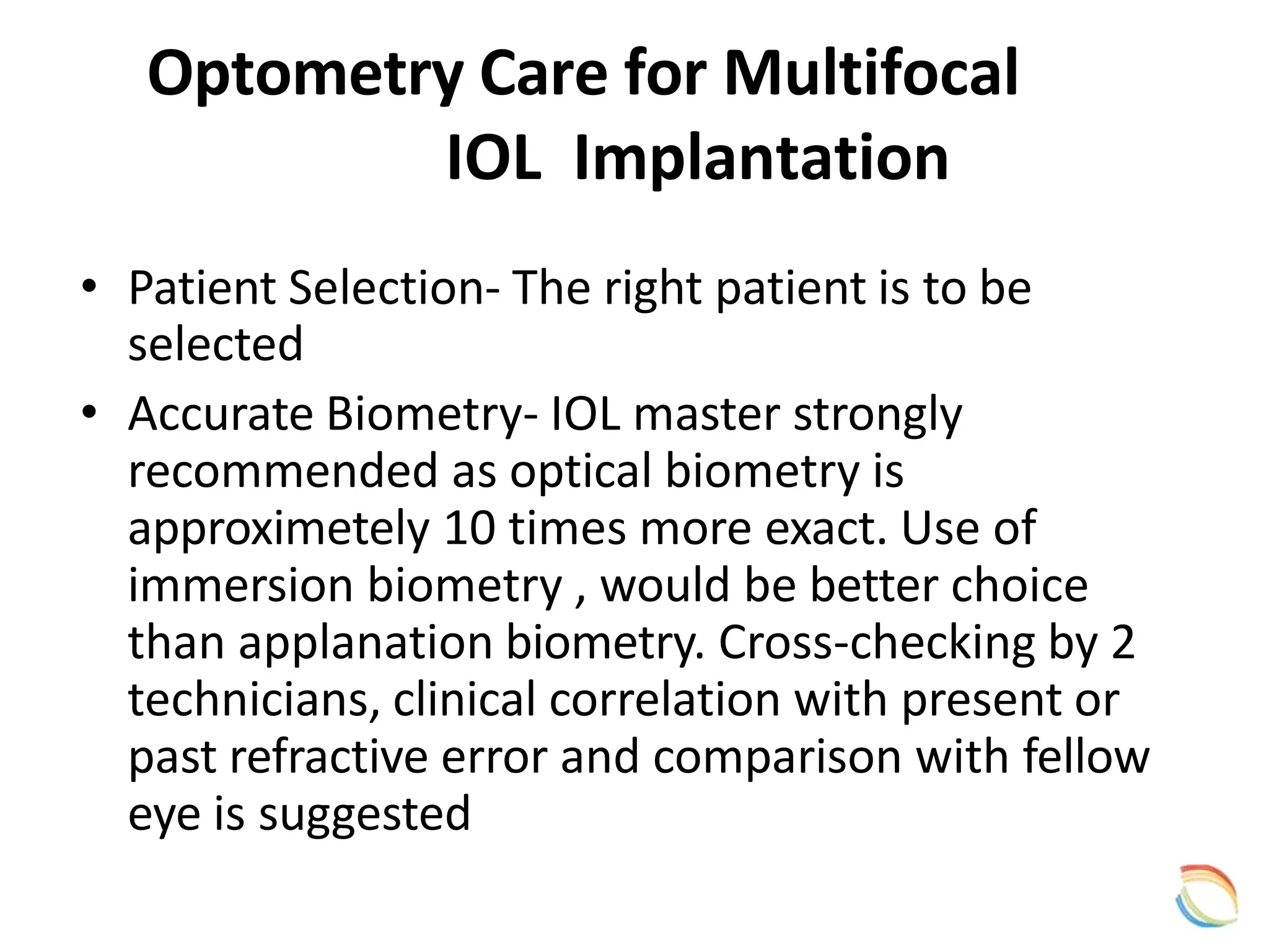 Multifocal IOL | PPTX