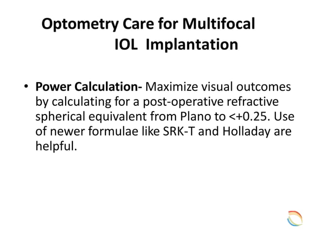 Multifocal IOL | PPTX