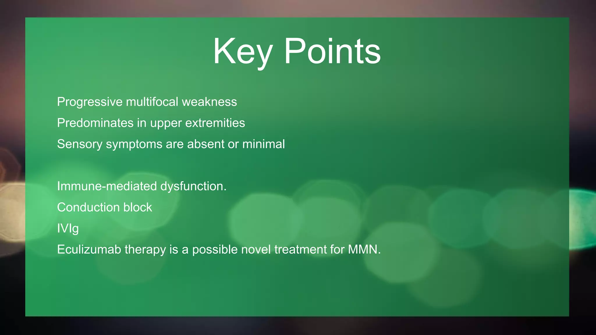 Multifocal Motor Neuropathy | PPTX