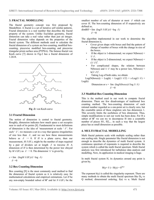 Multi fractal analysis of human brain mr image | PDF