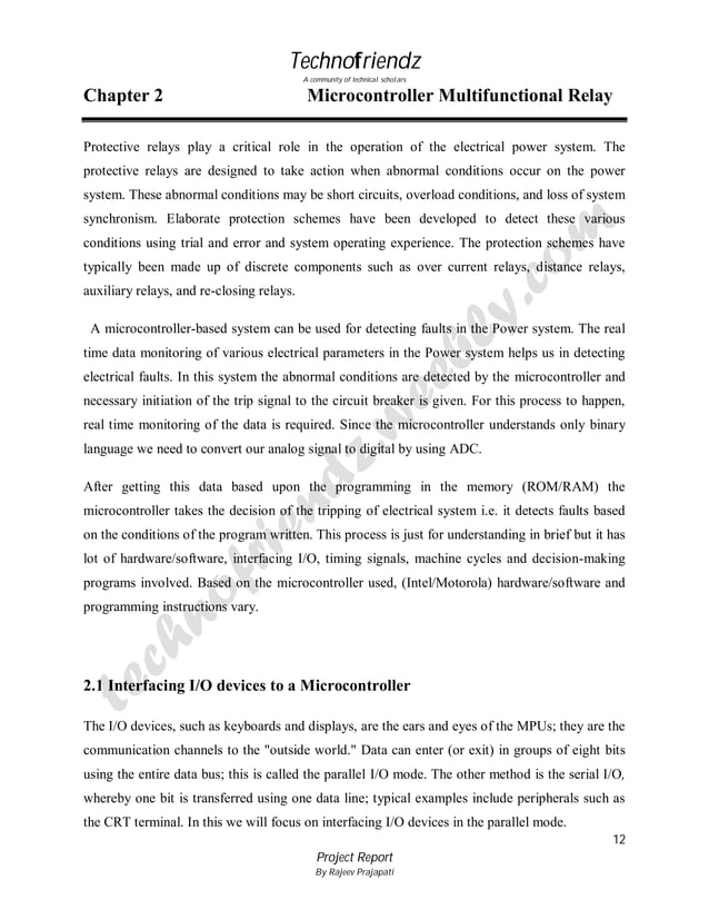 Multifunctional Relay Based On Microcontroller Pdf Computing