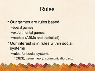 Multigame Rules Gaming | PPT