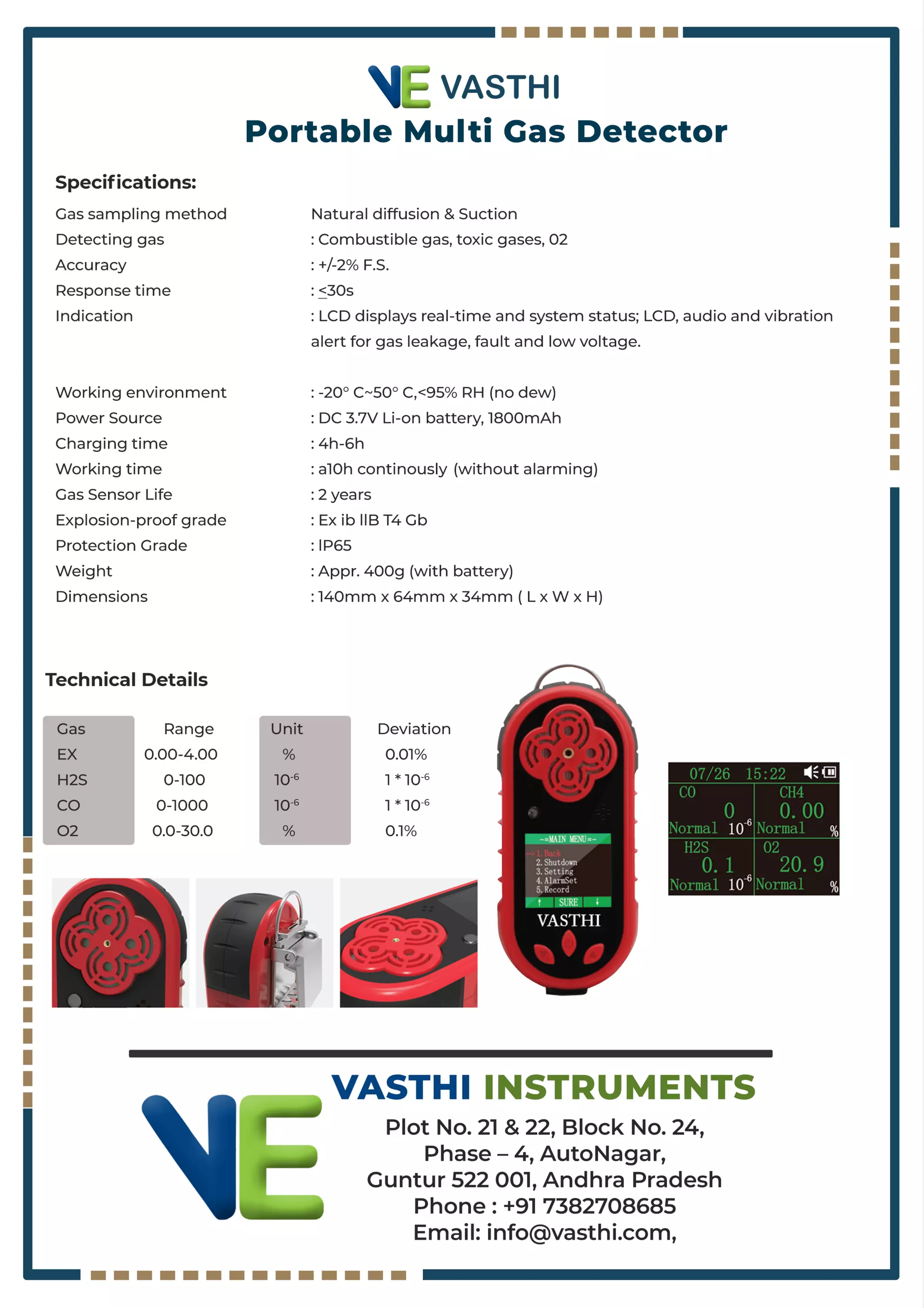 Multi Gas Detector | PDF