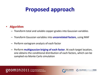 Multigaussian Kriging Min-max Autocorrelation factors | PDF | Commodities | Economy