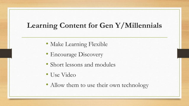 Multigenerational learners | PPTX