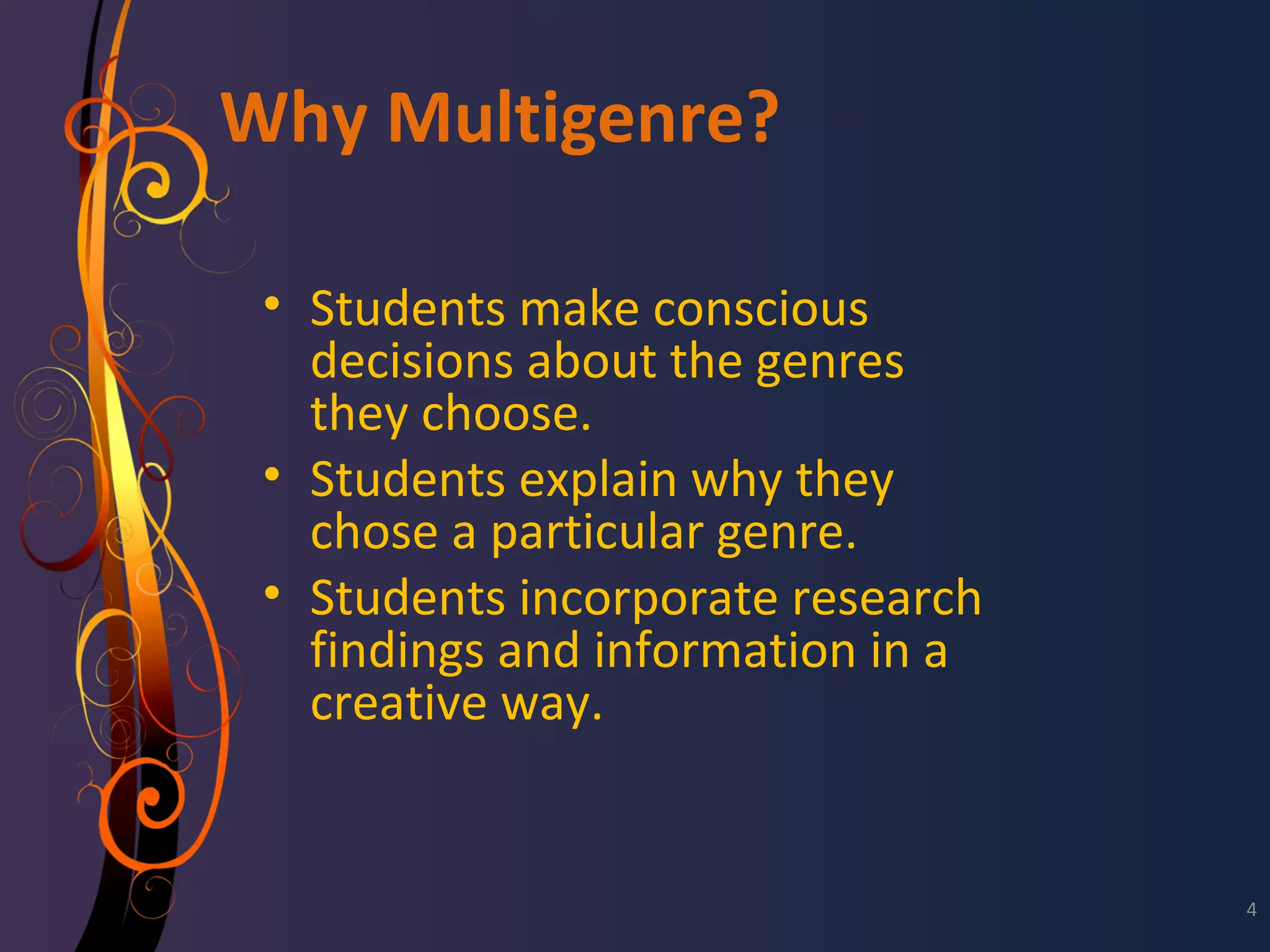 Multigenre Presentation | PPT