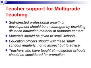 Multigrade Teaching Introduction | PPT