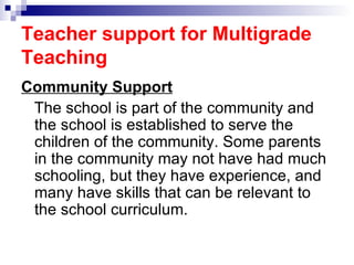 Multigrade Teaching Introduction | PPT