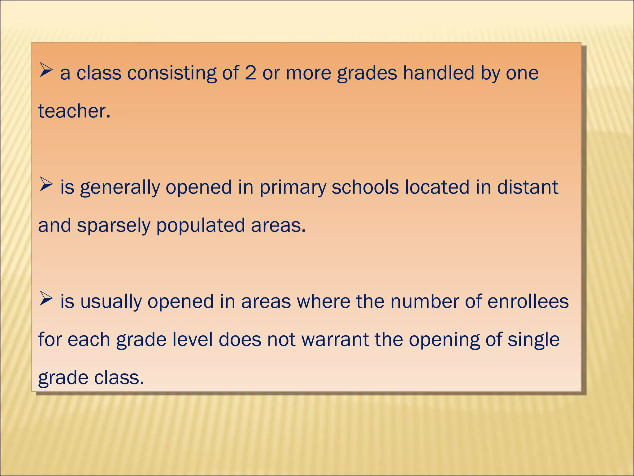 Multigrade Program in Philippine Education | PPT